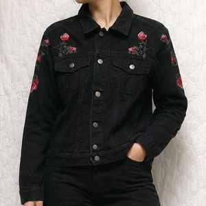 Women > Jeans & Pants | Black Denim Jacket SALE!! | Freeup